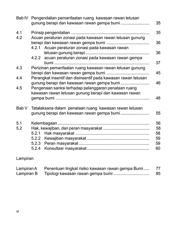 Permen21 th 2007 tt pedoman penatan ruang kawasan rawan letusan gunung berapi dan kawasan rawan ...