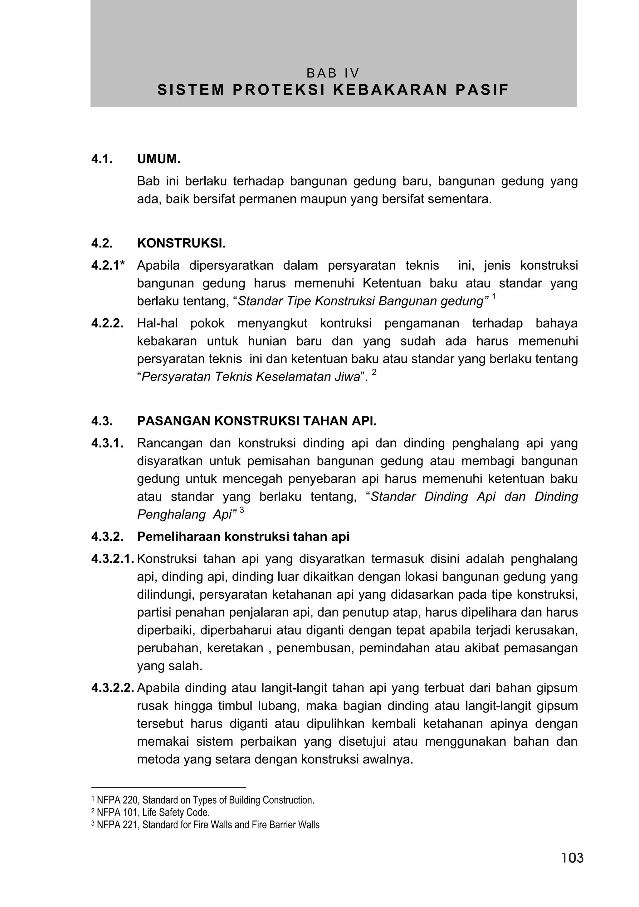 Permen 26 2008 Persyaratan Teknis Sistem Proteksi Kebakaran Pada ...