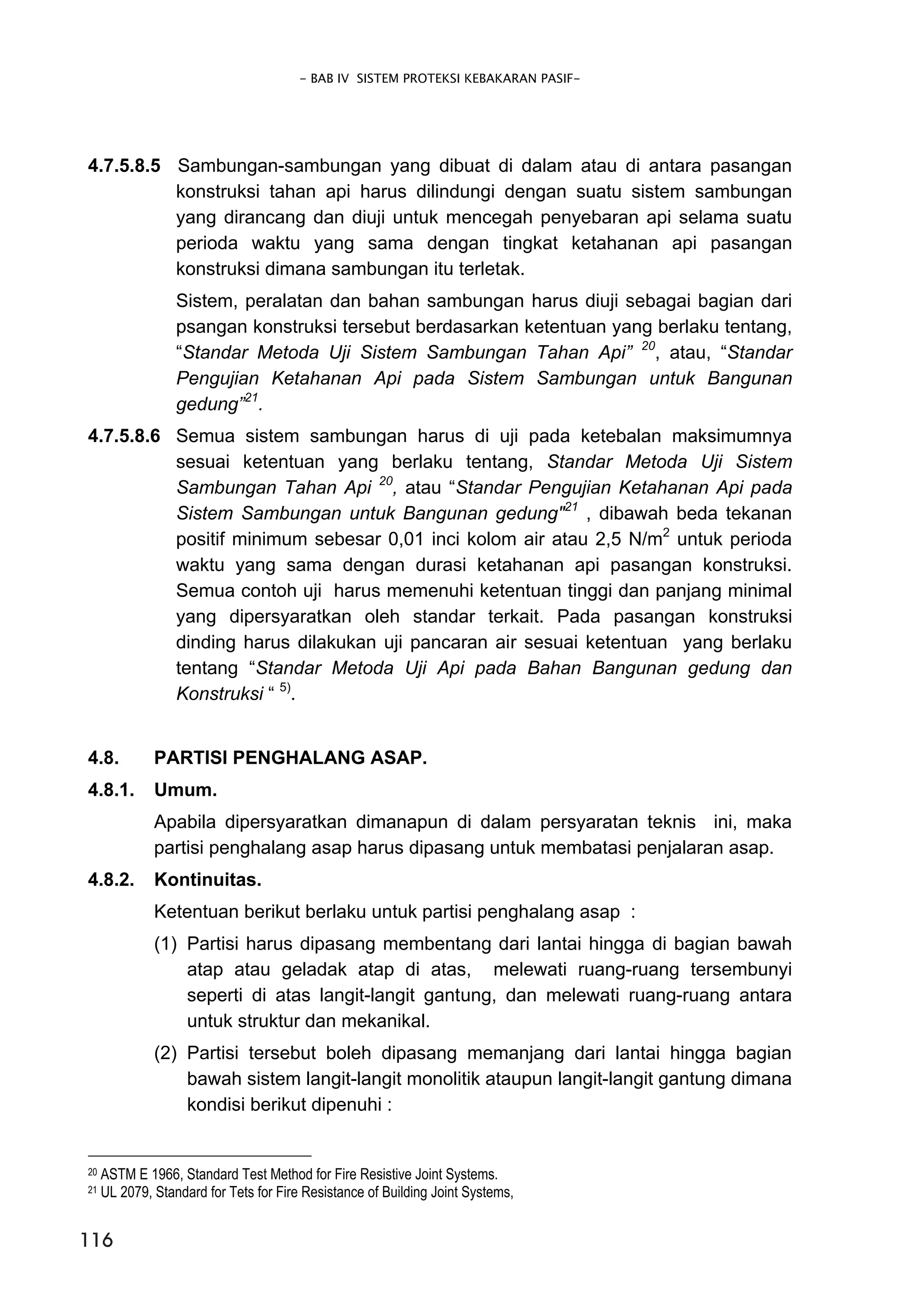 Permen 26 2008 Persyaratan Teknis Sistem Proteksi Kebakaran Pada ...