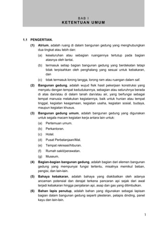Permen 26 2008 Persyaratan Teknis Sistem Proteksi Kebakaran Pada Bangunan Gedung dan Lingkungan ...