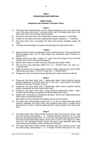 Permen Agraria No. 3 Tahun 1997 Tentang Ketentuan Pelaksanaa Peraturan ...