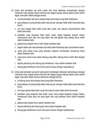 Permenaker+apar | PDF