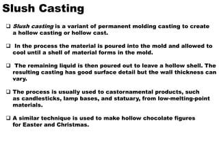 Permenant moulding methods | PPTX