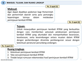 PERMEN ATR NOMOR 6 TAHUN 2017 PENINJAUAN KEMBALI | PPTX