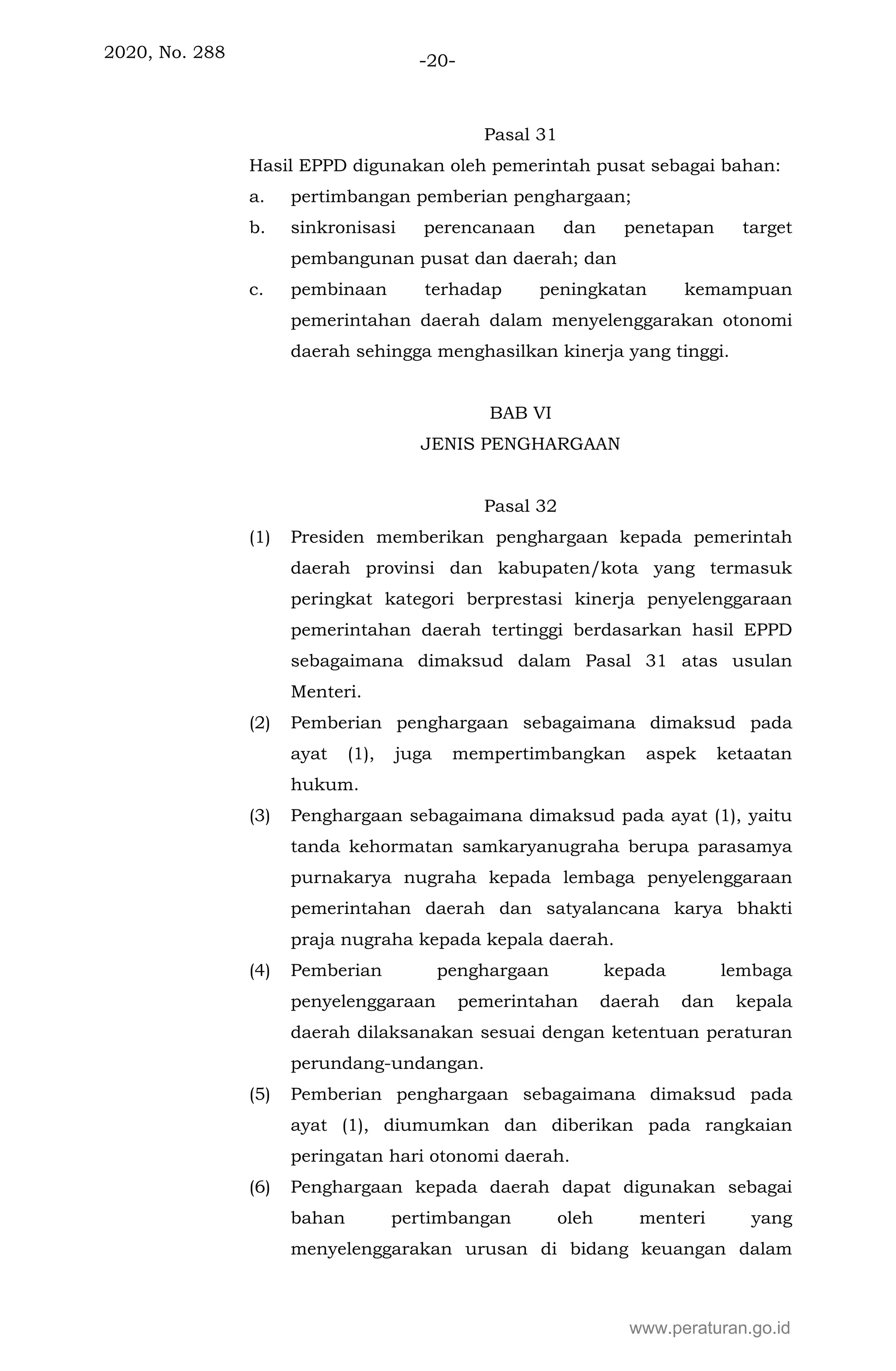 Permendagri 18 Tahun 2020-lppd.pdf tata cara penyusunan LPPD | PDF