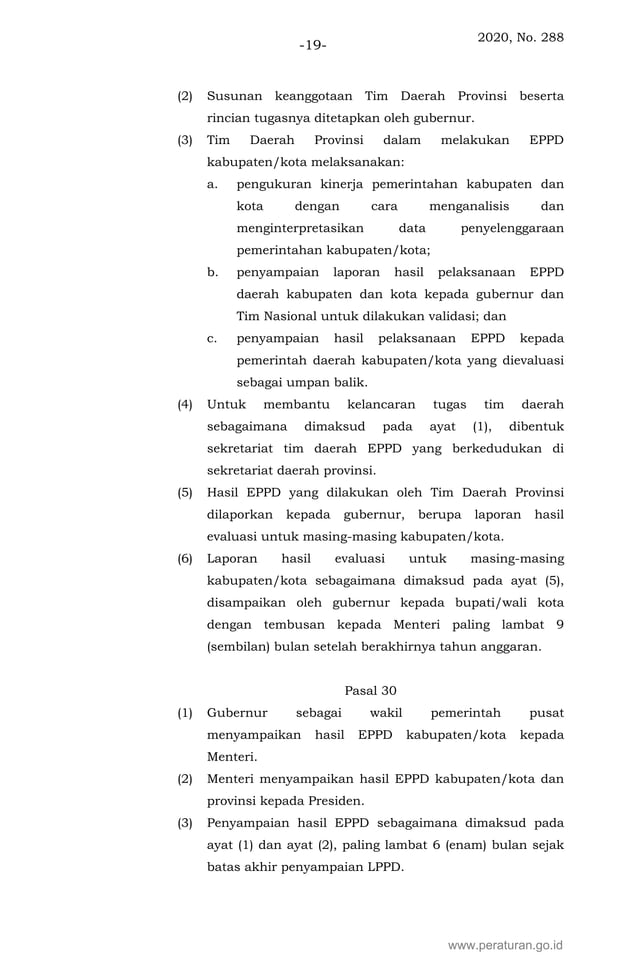Permendagri 18 Tahun 2020-lppd.pdf tata cara penyusunan LPPD | PDF