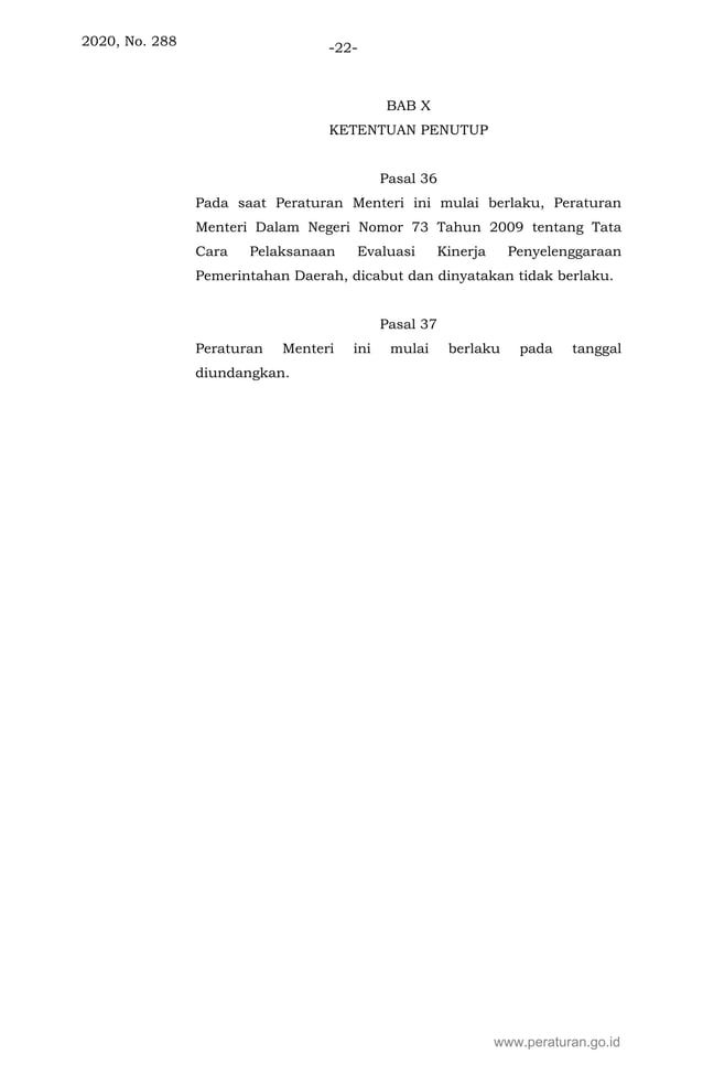 Permendagri 18 Tahun 2020-lppd.pdf tata cara penyusunan LPPD | PDF