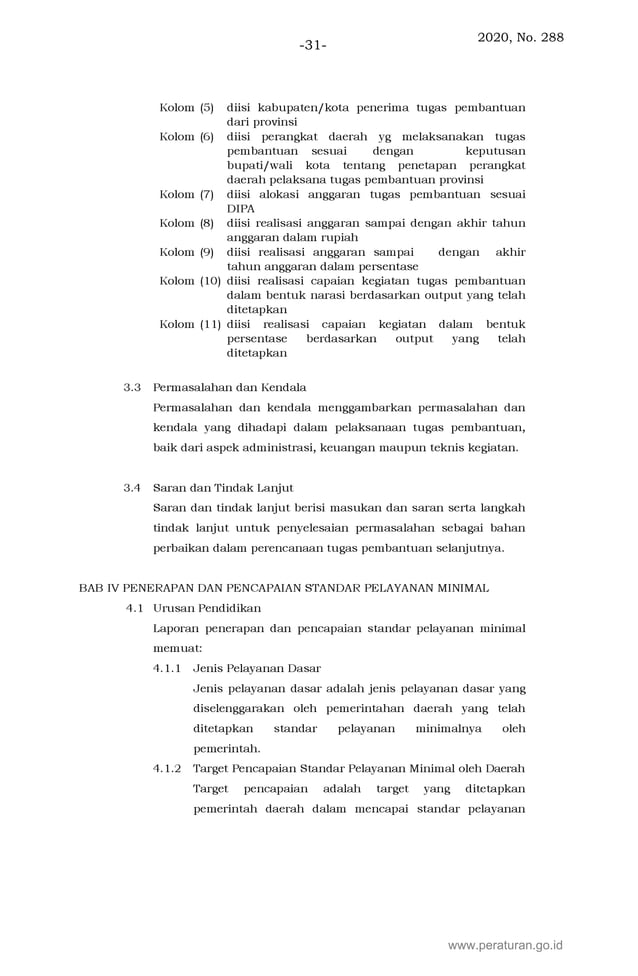 Permendagri 18 Tahun 2020-lppd.pdf tata cara penyusunan LPPD | PDF
