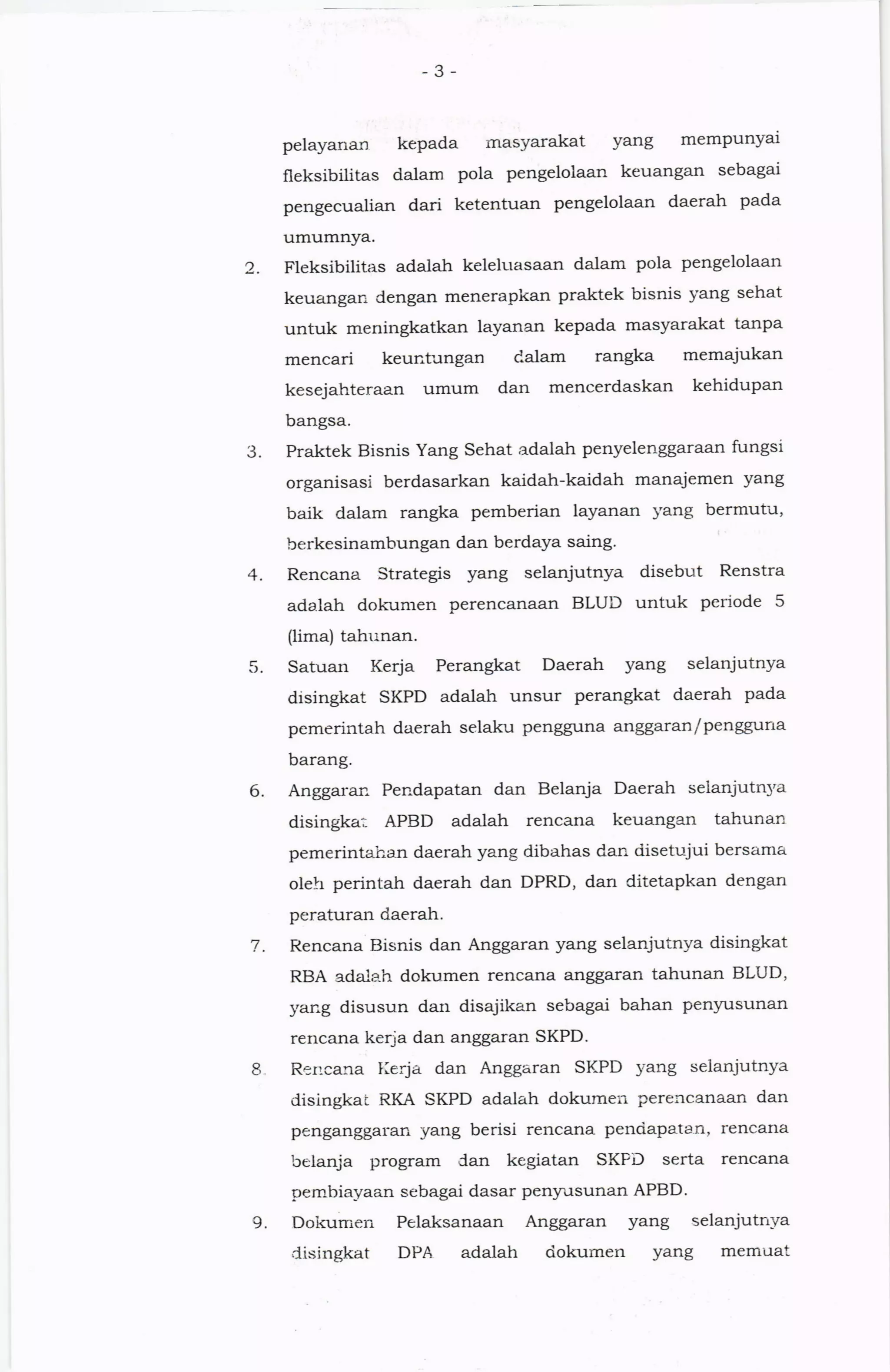 Permendagri No. 79 Tahun 2018 Tentang BLUD | PDF