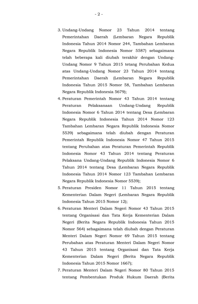 Permendagri no.1 th_2017 | PDF