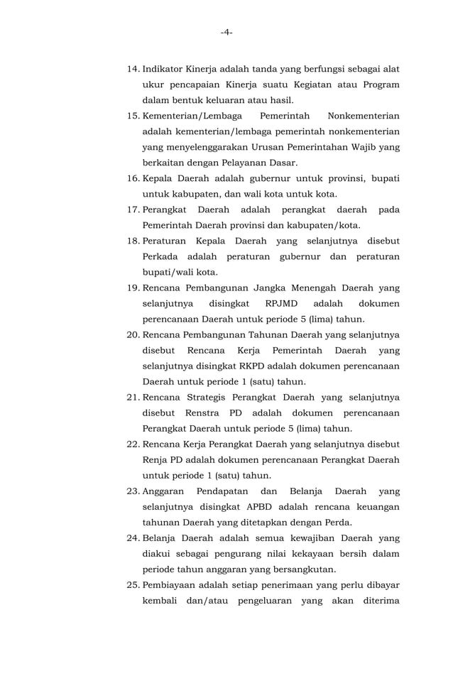 PERATURAN MENTERI DALAM NEGERI REPUBLIK INDONESIA NOMOR 100 TAHUN 2018 TENTANG PENERAPAN STANDAR ...