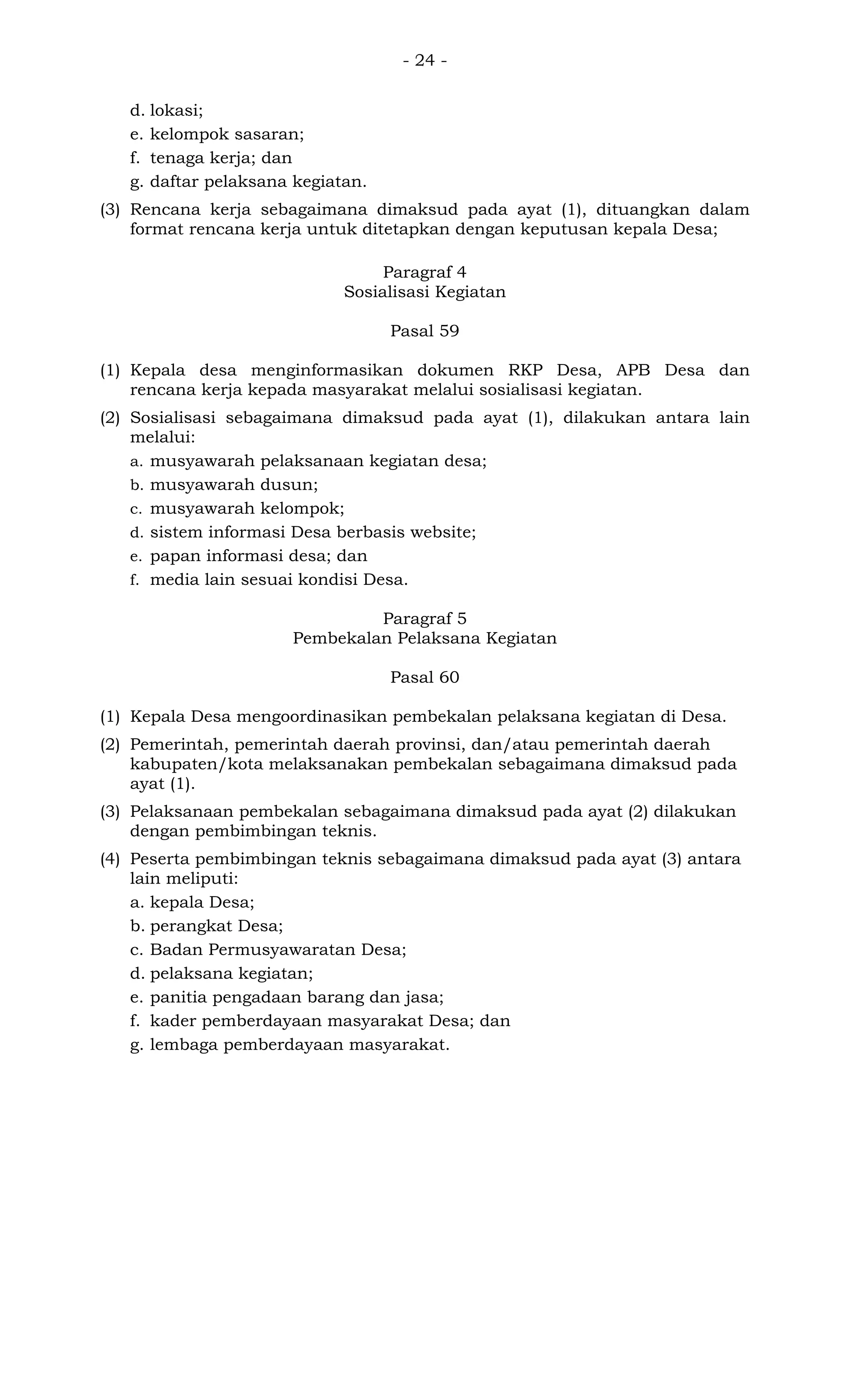 Permendagri No. 114 Tahun 2014 | PDF