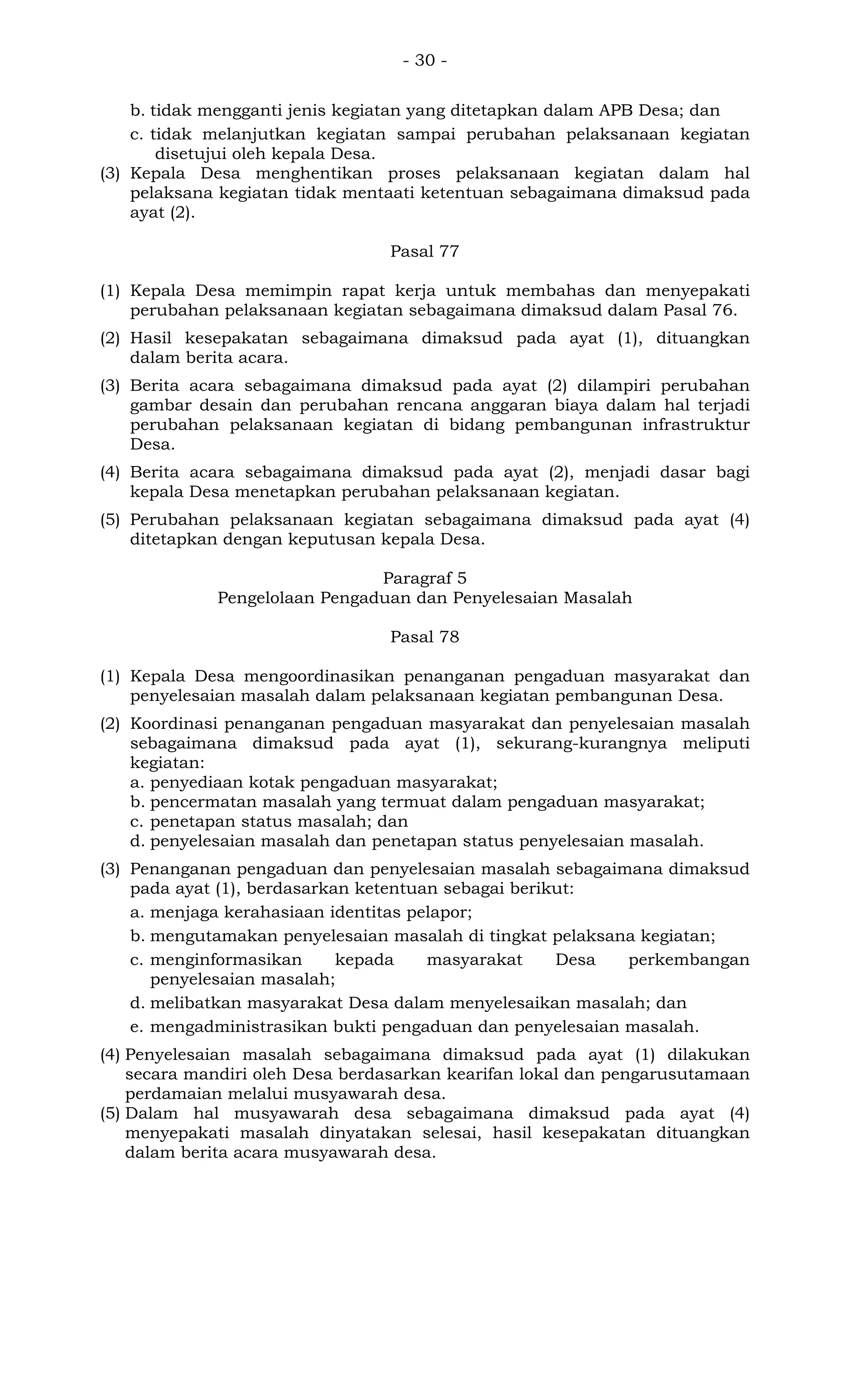 Permendagri No. 114 Tahun 2014 | PDF