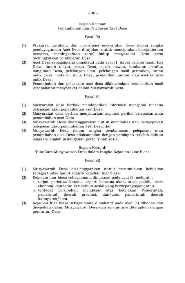 Permendes 2 2015 musdes | PDF