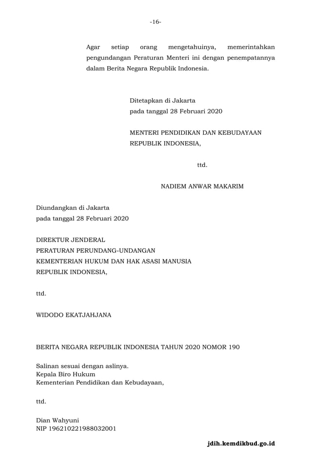 Permendikbud 13 tahun_2020_juknis_dak_nonfisik_bop_paud_dik_kesetaraan_ta_2020 | PDF