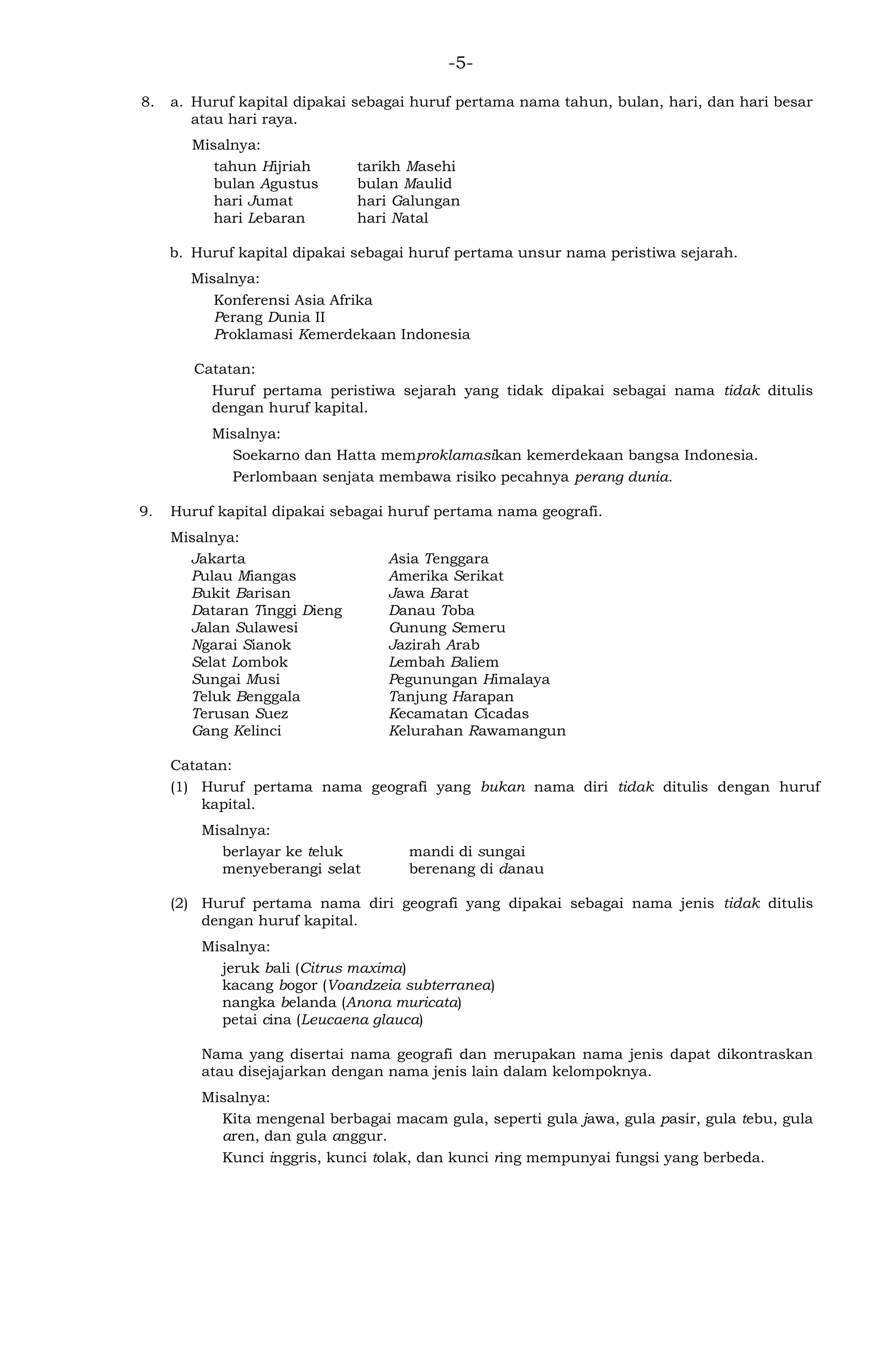 Permendikbud 50/2015 - Pedoman Umum Ejaan Bahasa Indonesia | PDF