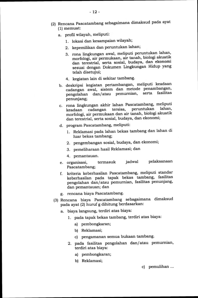 Permen esdm 07 tahun 2014 | PDF