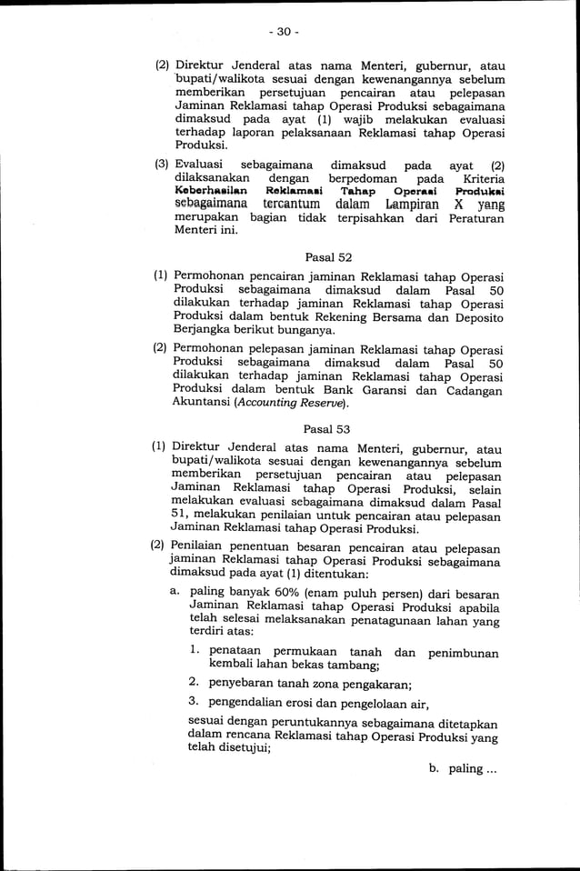 Permen esdm 07 tahun 2014 | PDF | Free Download