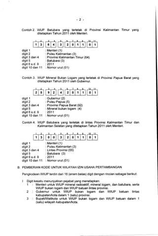 Permen esdm 12 2011 tentang tata cara penetapan wilayah usaha ...
