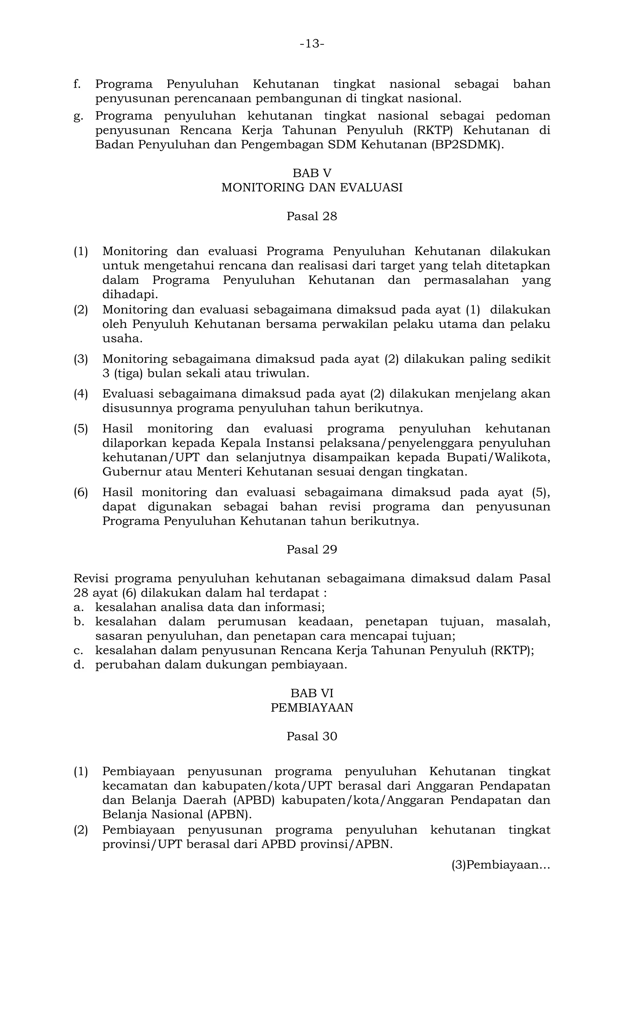 Permenhut ri no 78 th 2014 ttg pedoman penyusunan programa penyuluhan kehutanan | PDF