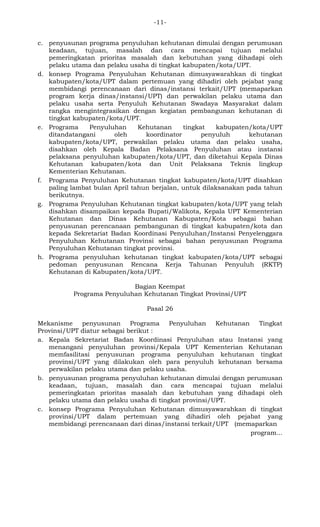 Permenhut ri no 78 th 2014 ttg pedoman penyusunan programa penyuluhan kehutanan | PDF