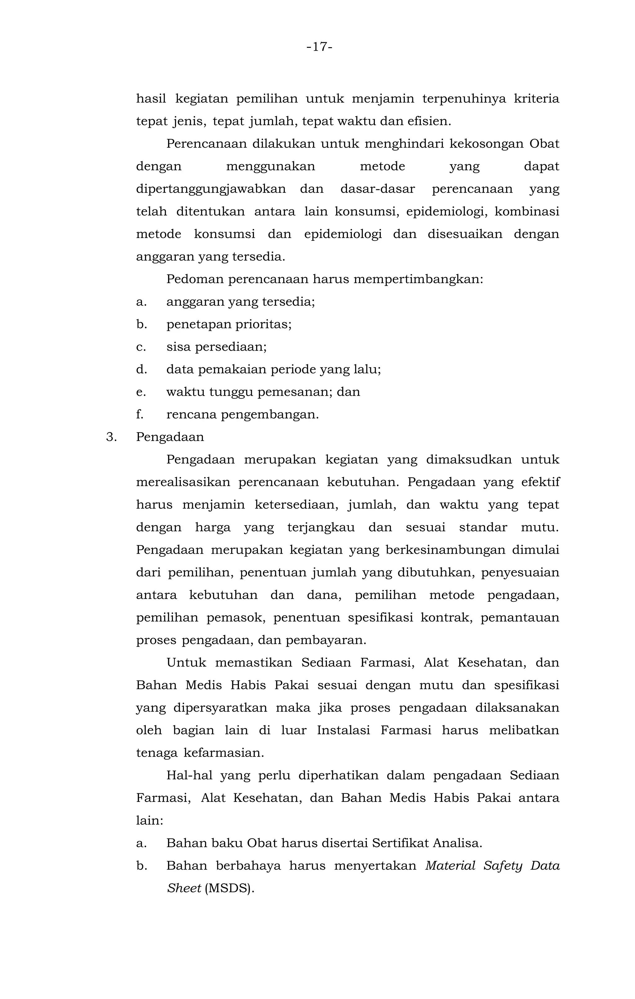 Permenkes 72 2016 standar pelayanan kefarmasian di rumah sakit | PDF