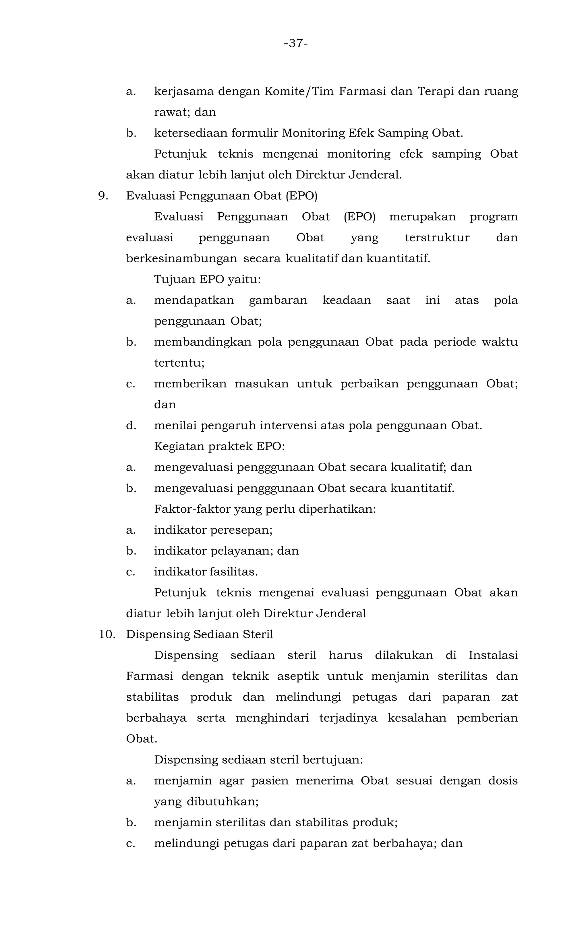 Permenkes 72 2016 standar pelayanan kefarmasian di rumah sakit | PDF