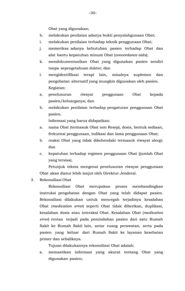 Permenkes 72 2016 standar pelayanan kefarmasian di rumah sakit | PDF