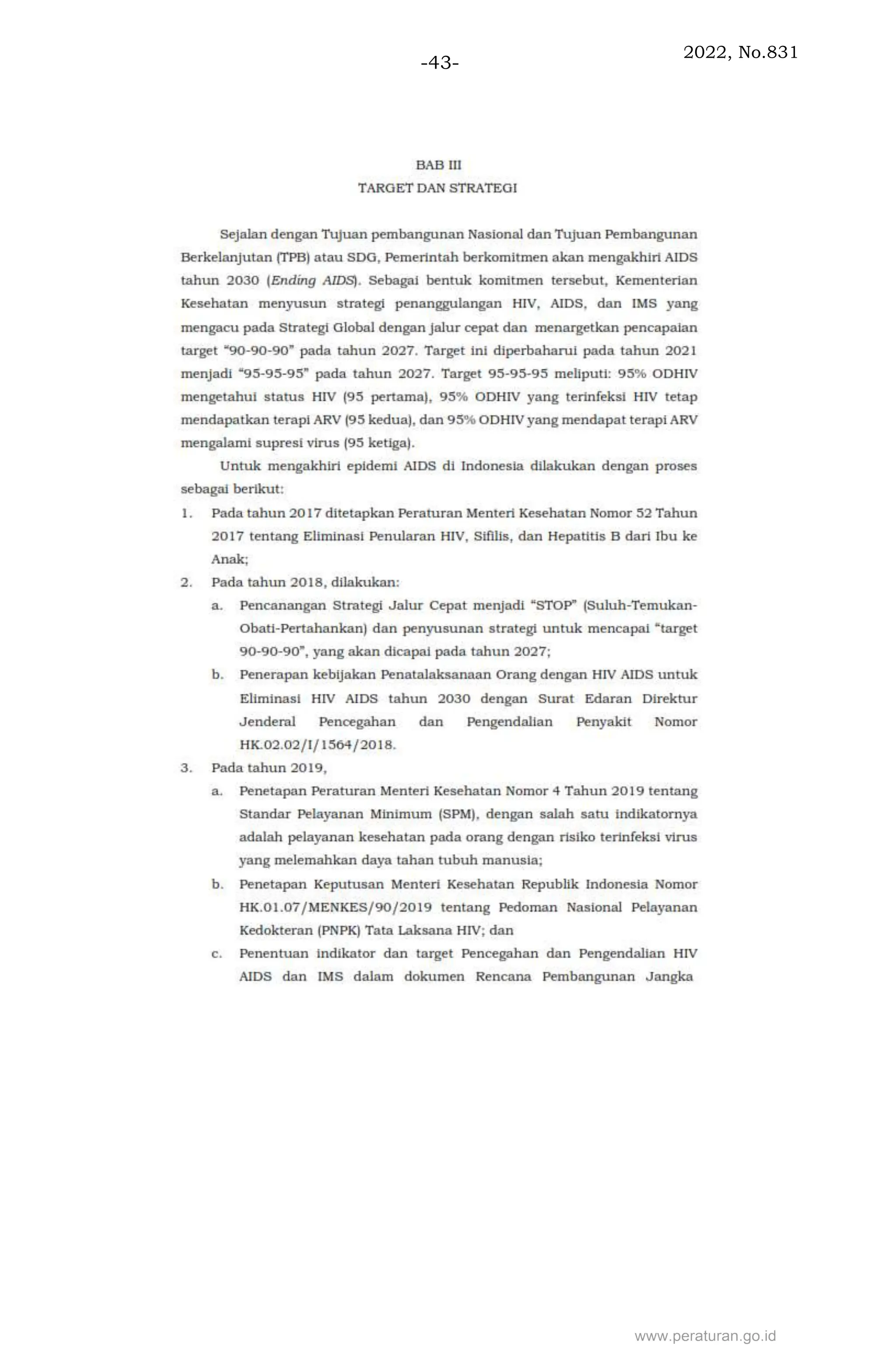 Permenkes Nomor 23 Tahun 2022 3.pdf tentang penanggulangan HIV/AIDS | PDF