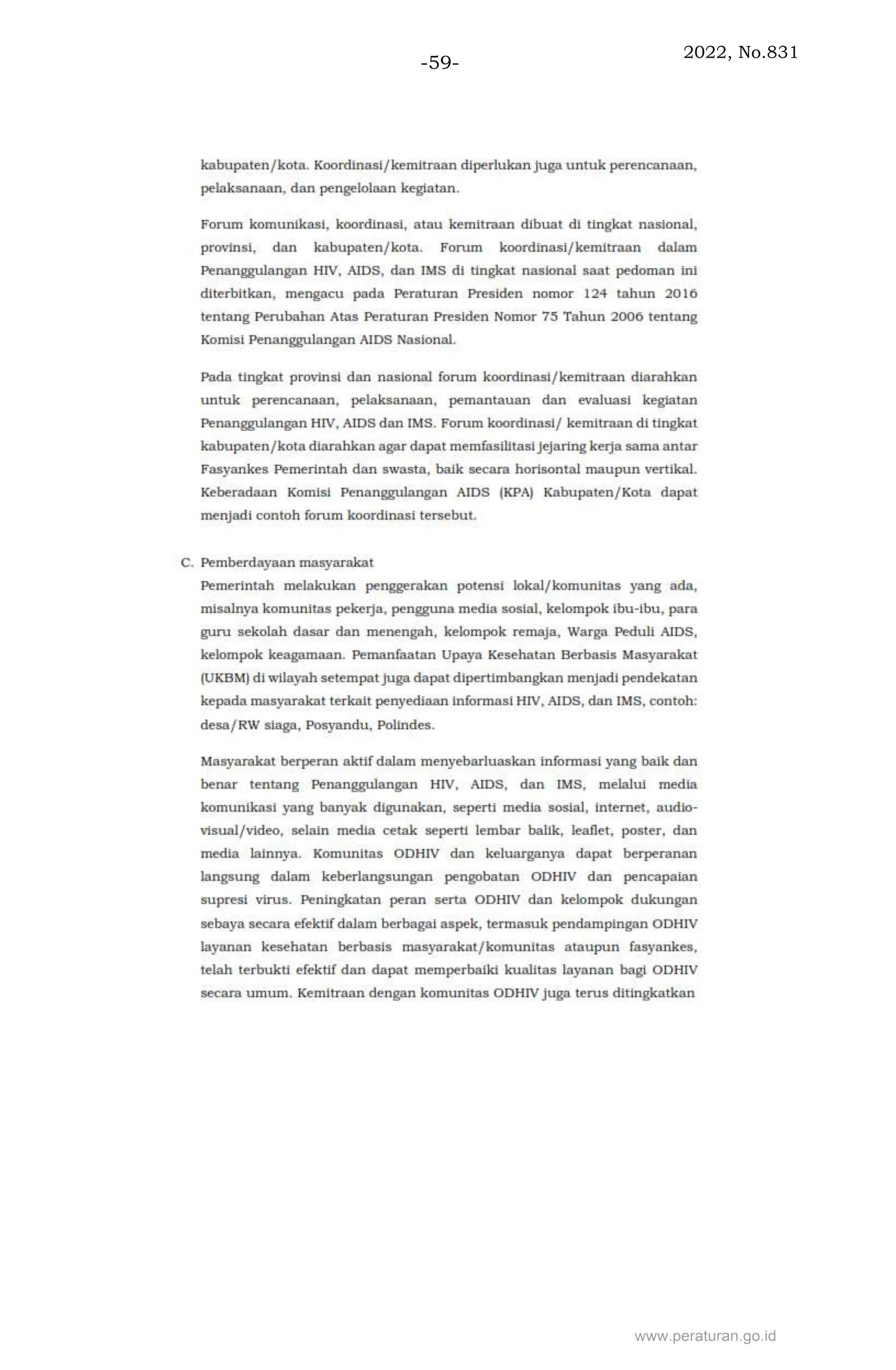 Permenkes Nomor 23 Tahun 2022 3.pdf tentang penanggulangan HIV/AIDS | PDF