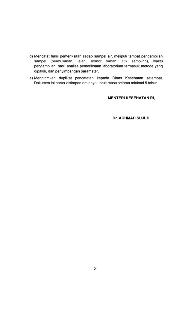 Permenkes ri no. 907 tahun 2002 syarat syarat dan pengawasan kualitas ...