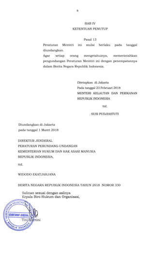 Permen KKP Nomor 8 Tahun 2018.pdf