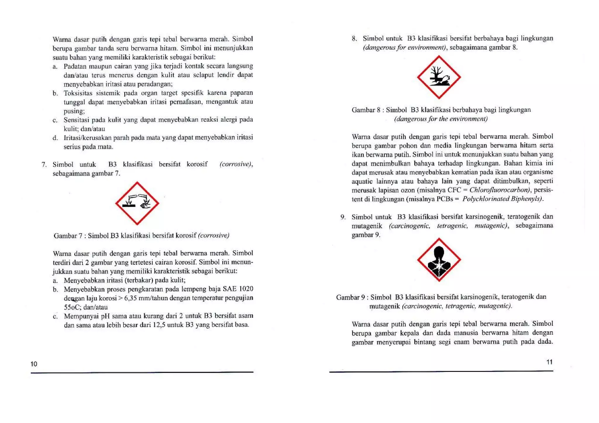 Permen Lh 03 2008 Simbol Label B3 | PDF