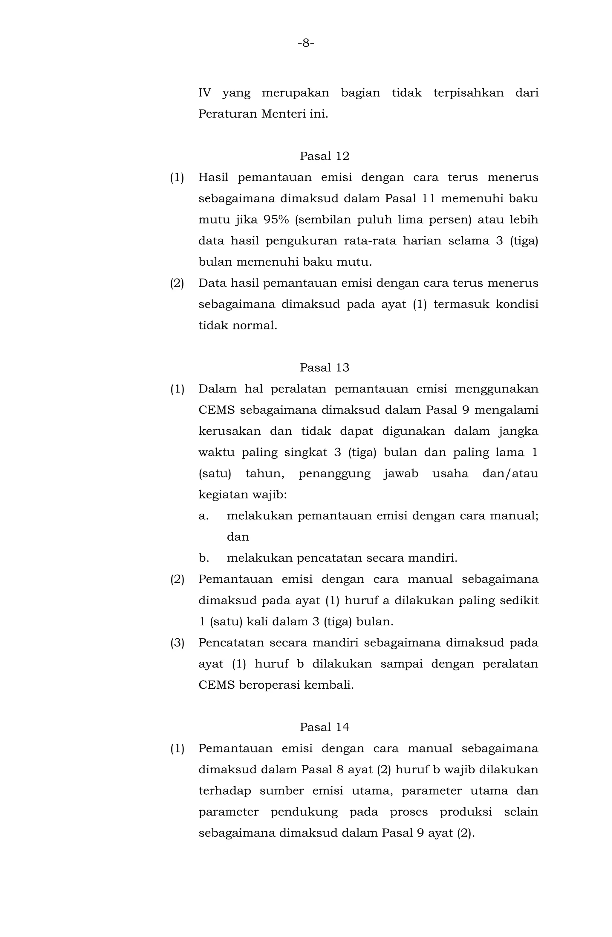 Permen LHK no.70 2016 ttg baku mutu emisi usaha dan atau kegiatan ...