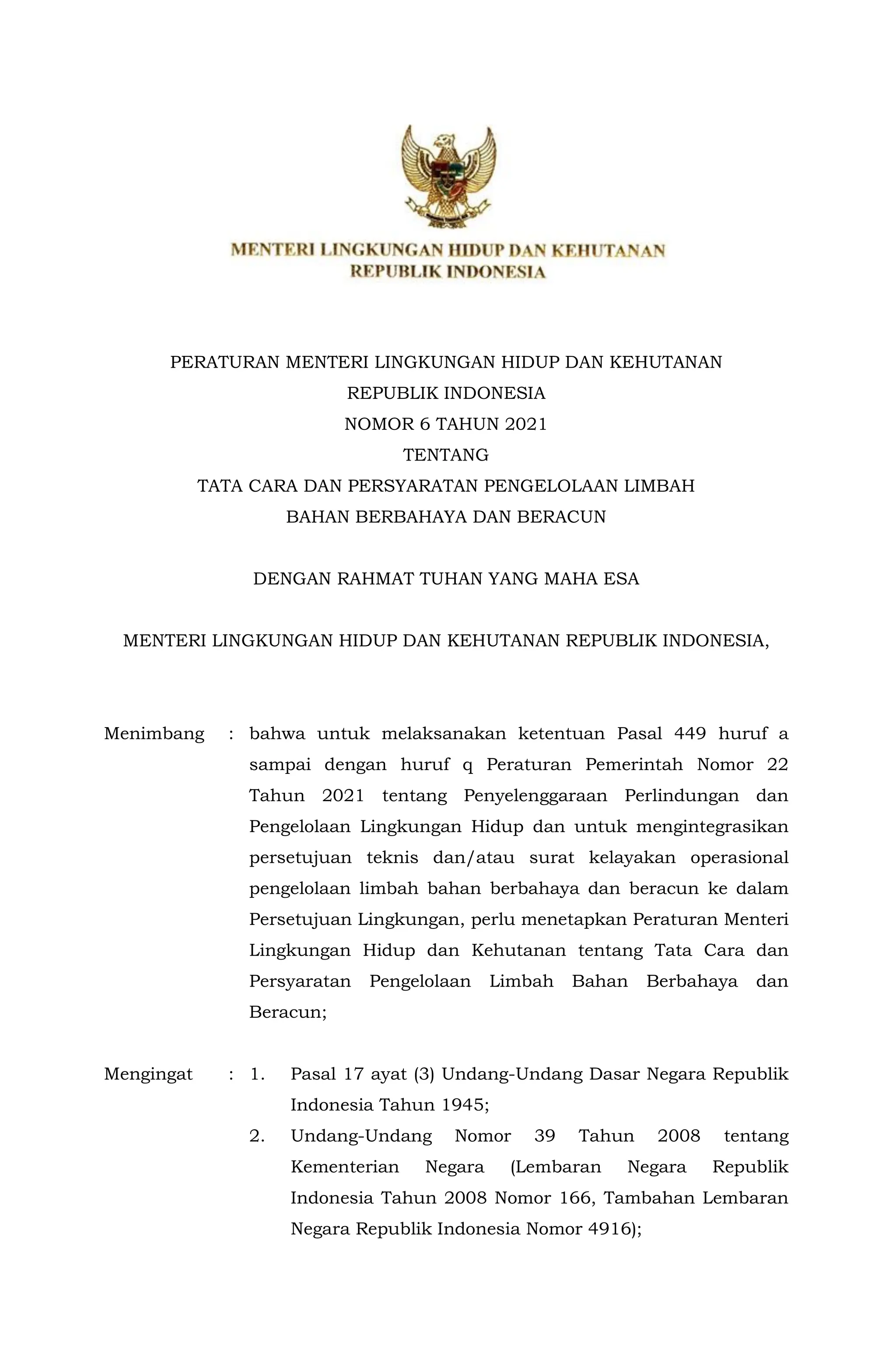 Peraturan Menteri LHK No. 6 tahun 2021.pdf