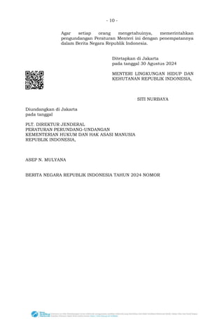 PERATURAN MENTERI LHK NOMOR 10 TAHUN 2024.pdf