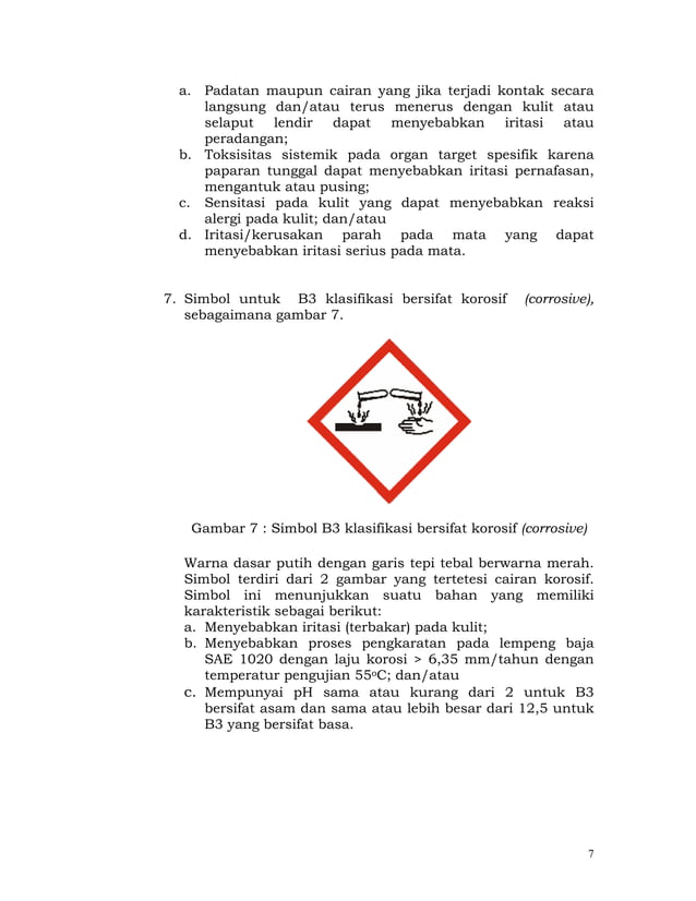 Per Men Lh No 03 Tahun 2008 tentang tata cara simbol dan label B3 | PDF