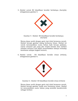 Per Men Lh No 03 Tahun 2008 tentang tata cara simbol dan label B3 | PDF