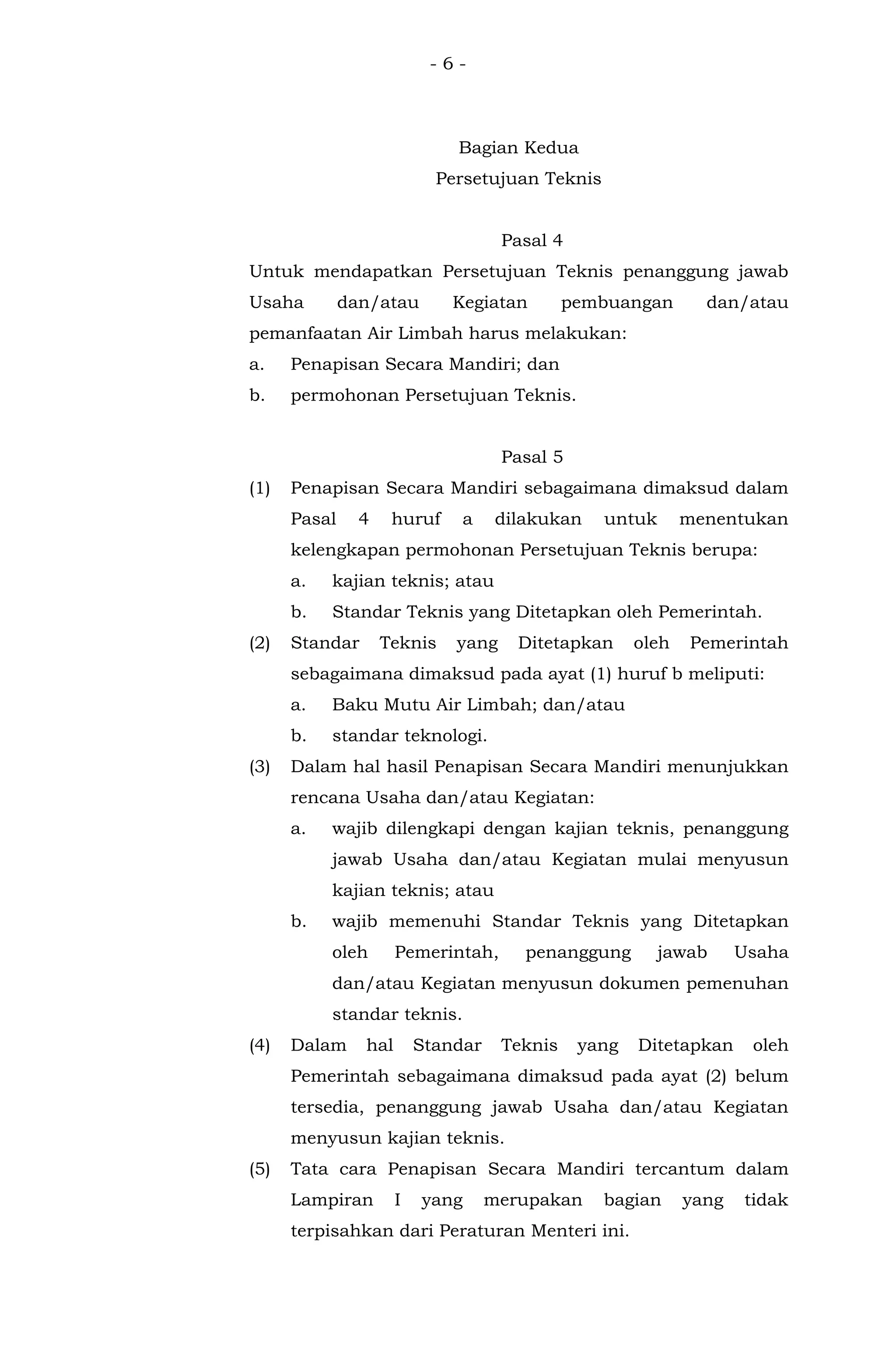 Permen LH No 5 2021 Tentang Tata Cara Penerbitan Pertek dan SLO Air Limbah dan Emisi.pdf
