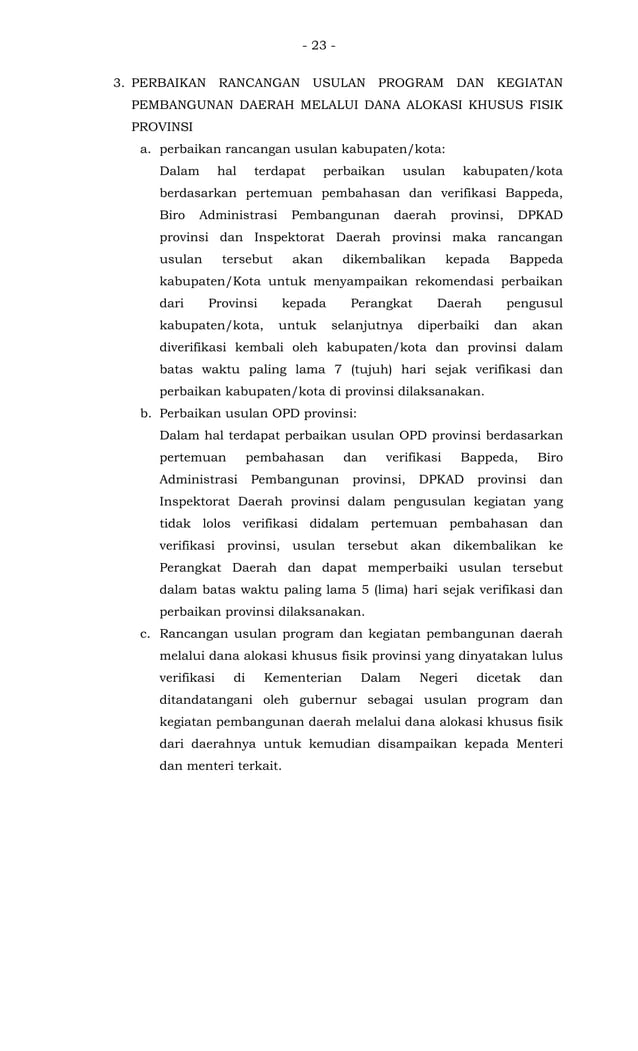 Permen no.117 th 2017 tata cara pengusulan dan verifikasi dak proposal | PDF