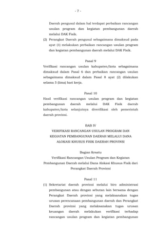 Permen no.117 th 2017 tata cara pengusulan dan verifikasi dak proposal | PDF