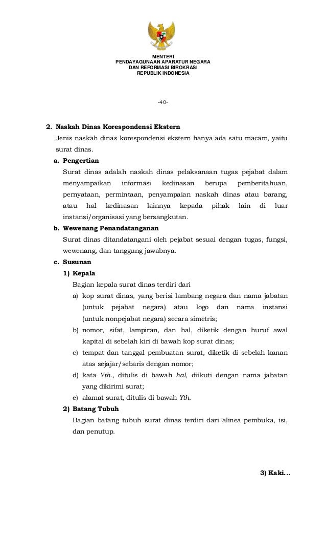 Tertib Penggunaan Tata Naskah Dinas Dalam Pelaksanaan Tugas Dan Fungsi