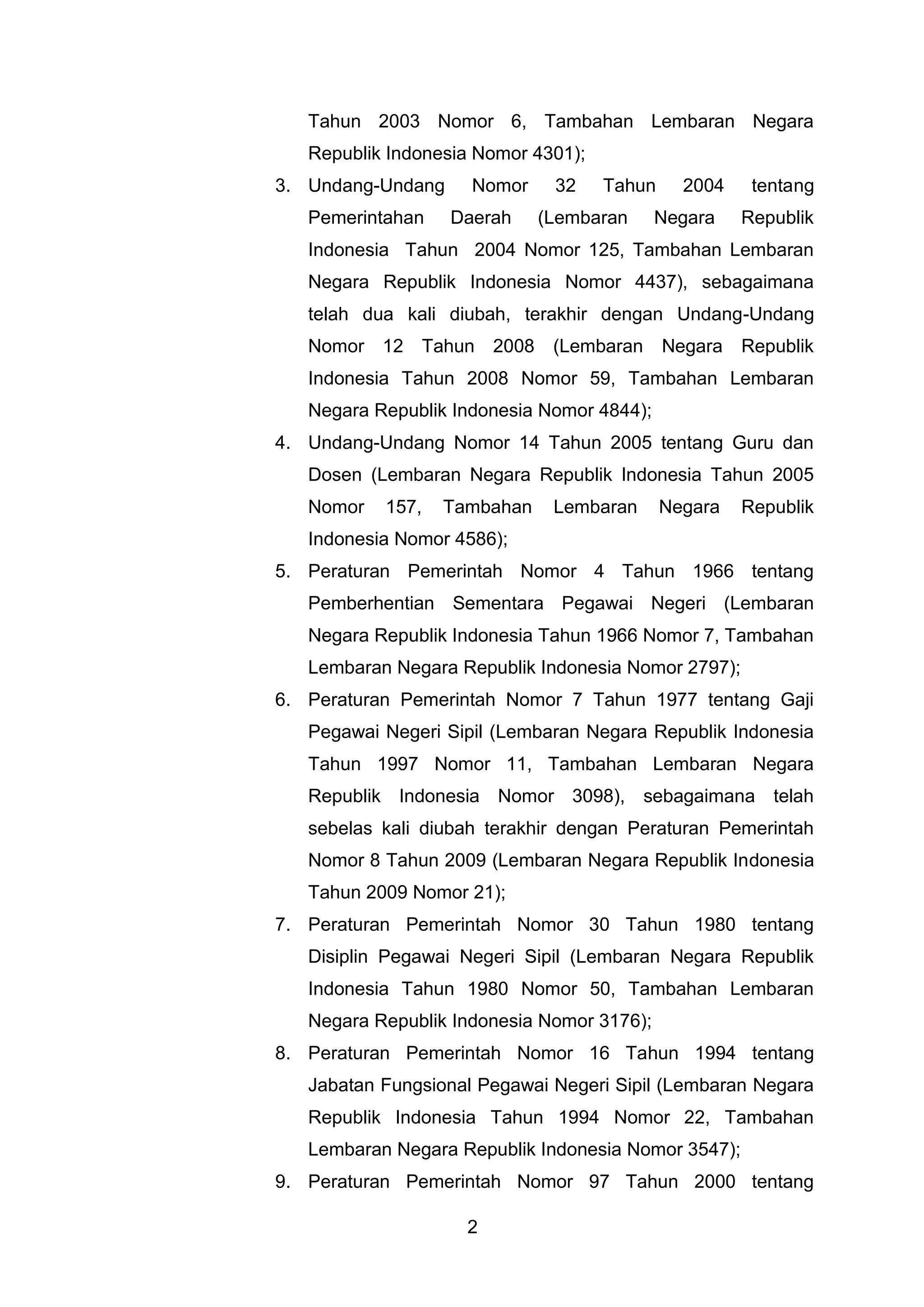 Permenpan no 16 Tahun 2009 | PDF