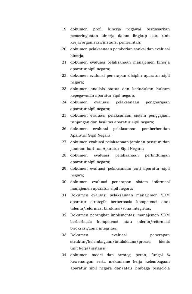 Permenpan no 37 tahun 2020 ttg jft analis sdm | PDF