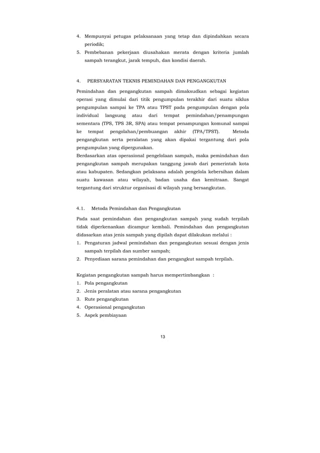 Peraturan Menteri, Pekerjaan Umum, Permen PU, Prasarana, Sarana ...