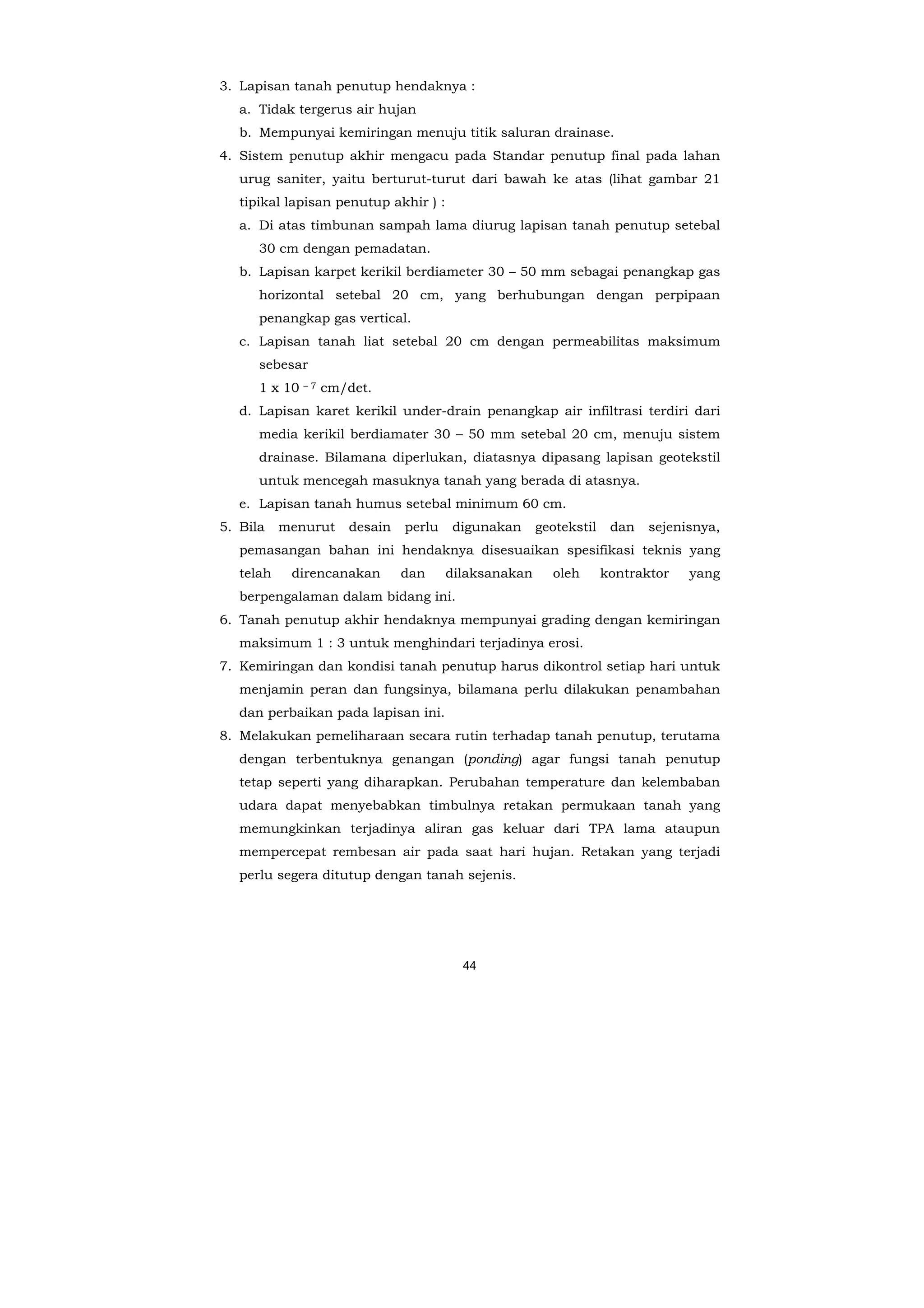 Permen PU Nomor 3 Tahun 2013 tentang Penyelenggaraan Prasarana Dan ...