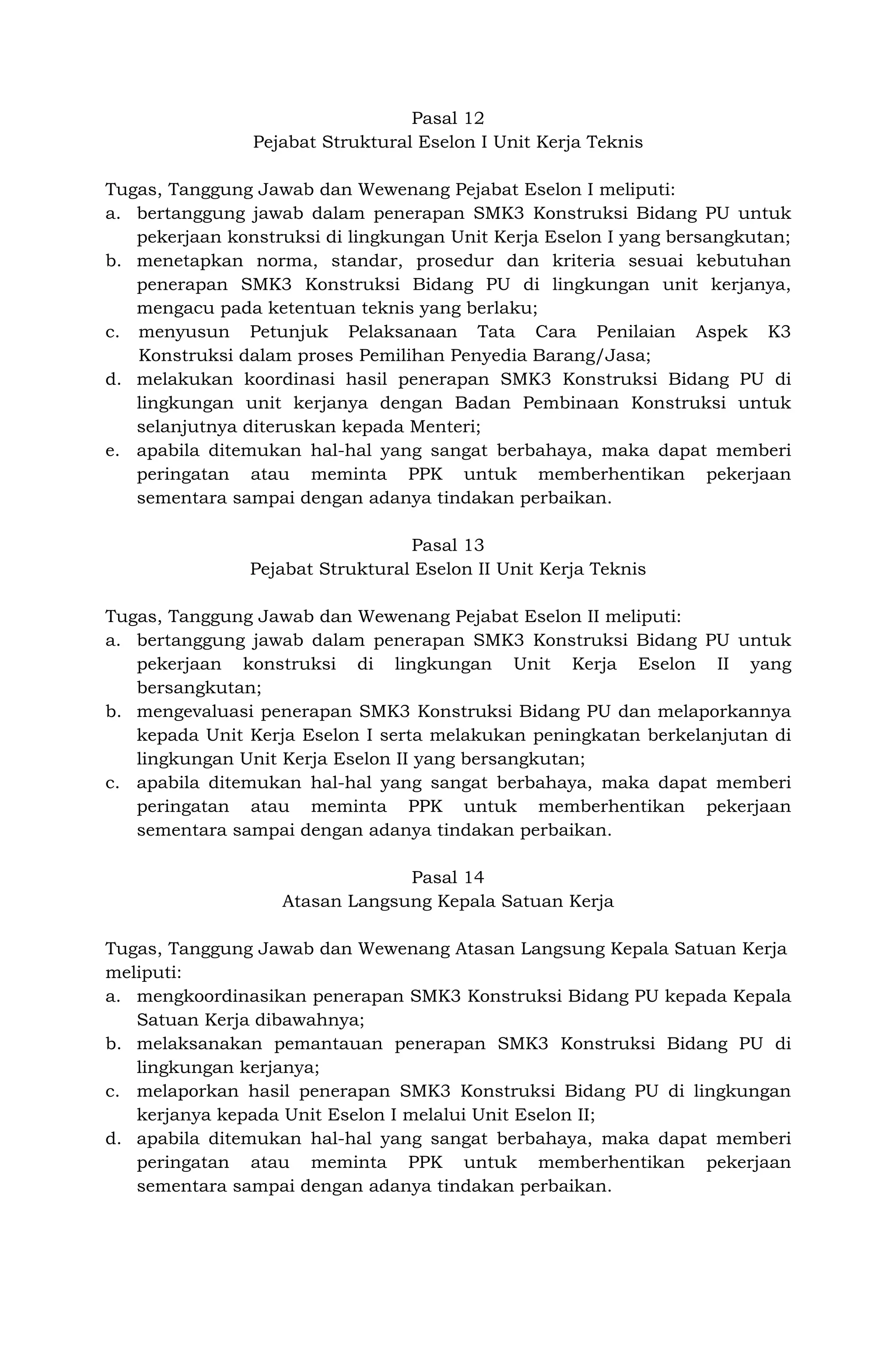 Permen pu05 2014 rk#k | PDF