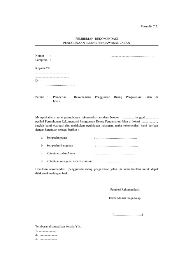 Permen Pu Nomor 20 Tahun 2010 Tentang Pedoman Pemanfaatan Dan