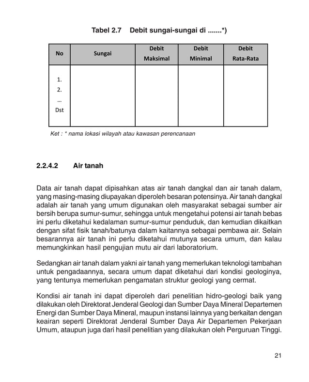 Permen pu20 tahun2007 tt pedoman teknis analisis aspek fisik dan ...