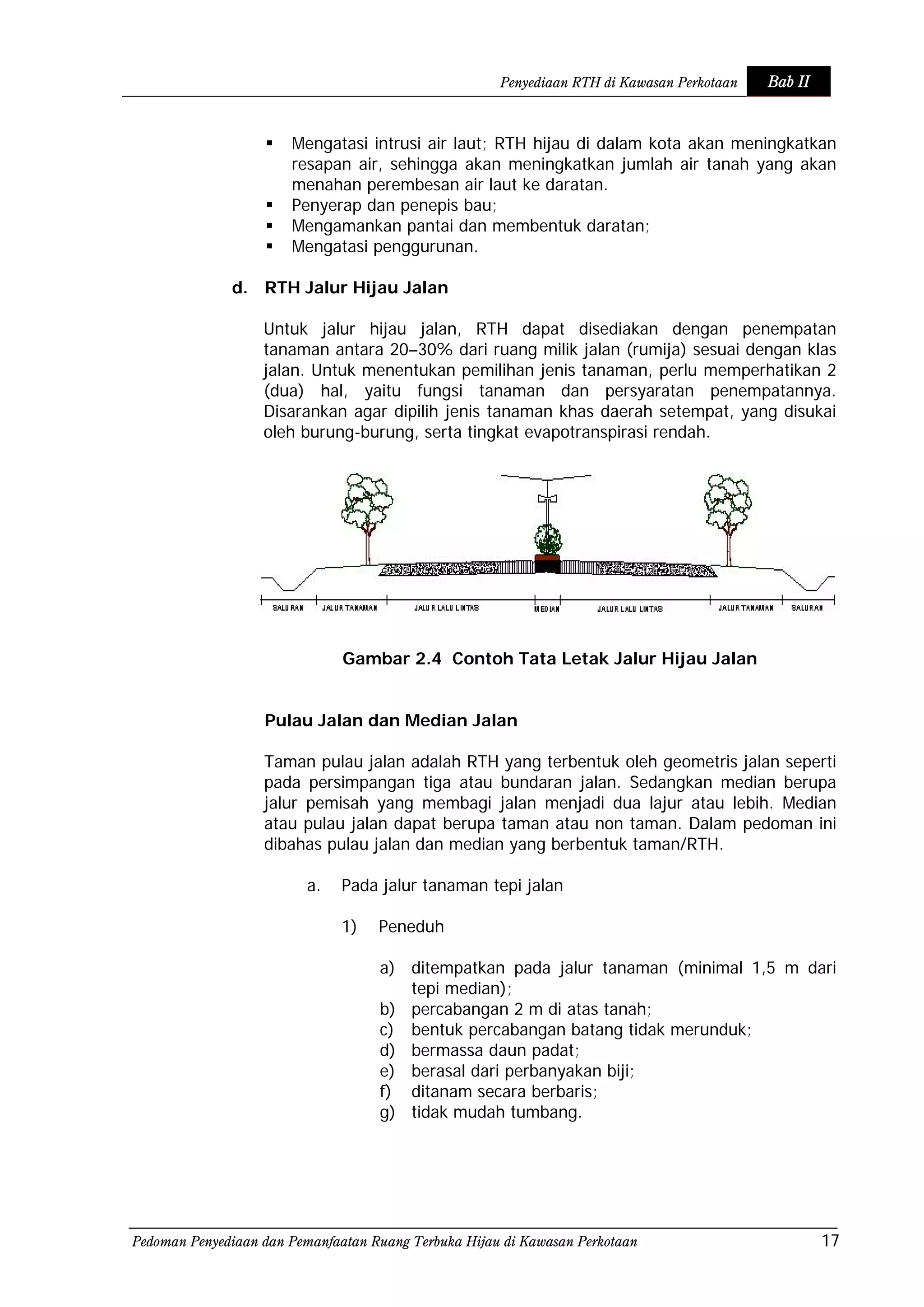 Permen pu no. 5 tahun 2008 tentang rth | PDF